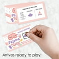 Big Dot of Happiness Pajama Slumber Party - Girls Sleepover Birthday Party Game Scratch Off ...