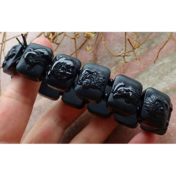 Certified Black Green 100% Natural A JADE Jadeite Bead Beads Bangle 12 ...