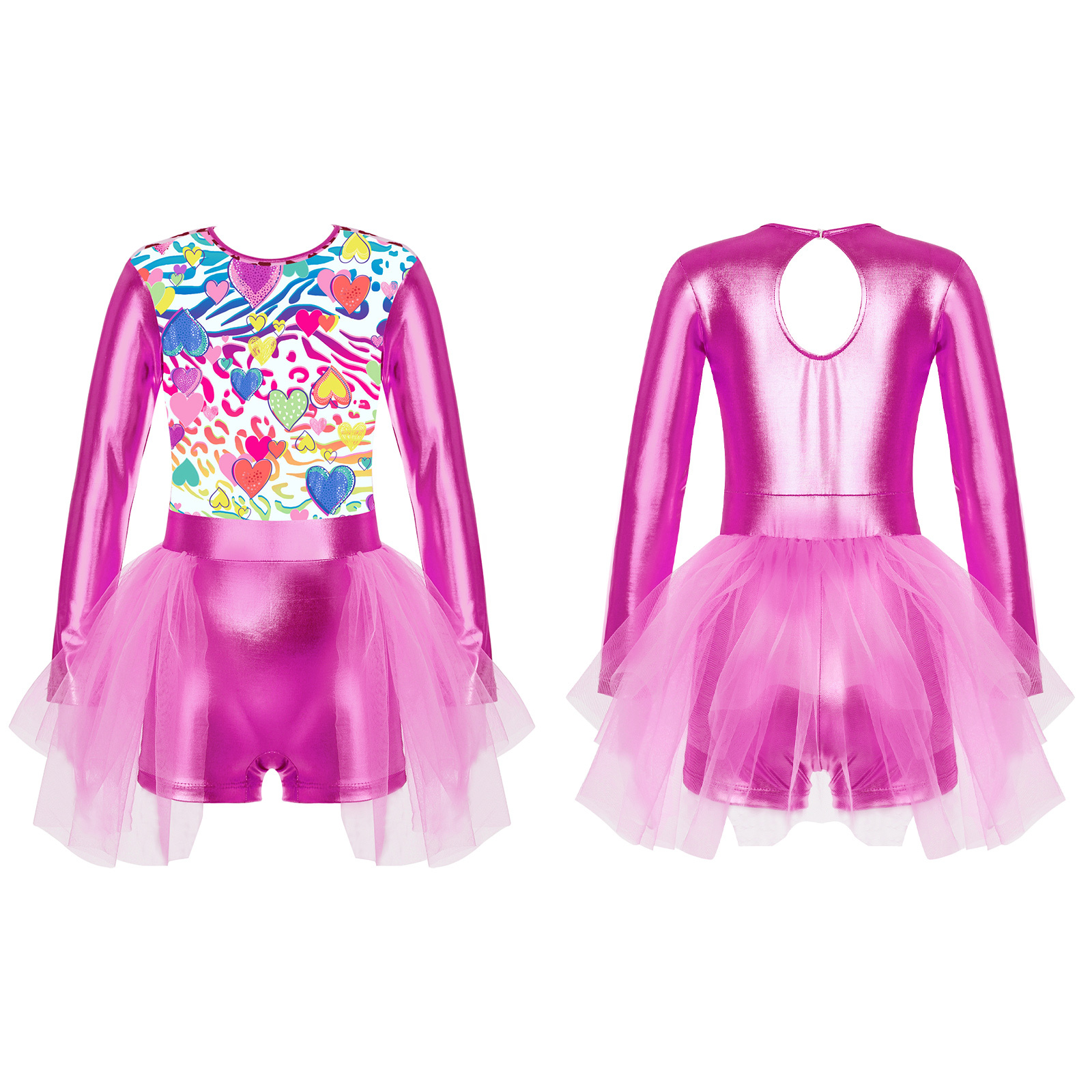 Aislor Girls' One-Piece Ballet Dress Tank Unitard Ballerina Gymnastics ...