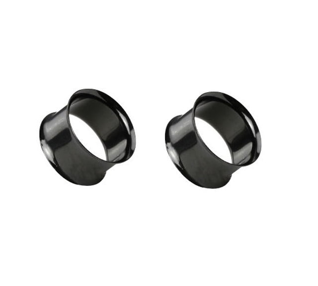 BodyJewelryOnline Pair of Ear Gauges Tunnels Double Flare Screw Fit ...
