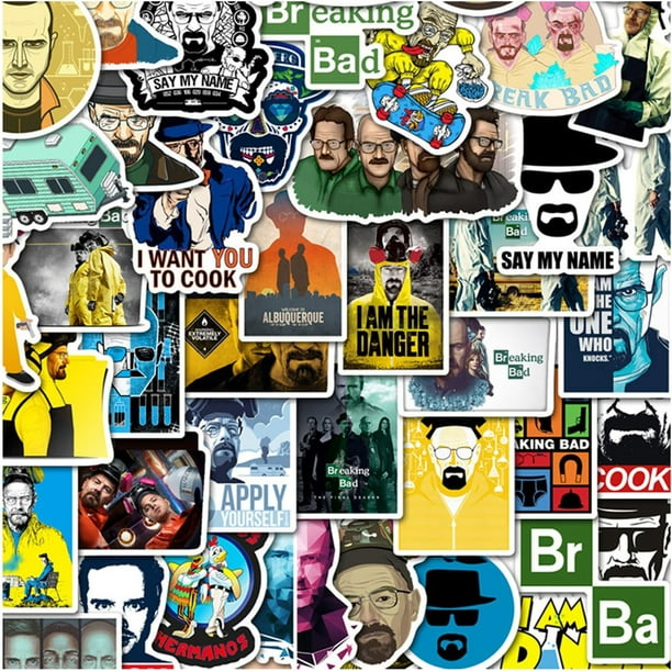 Breaking Bad Stickers 50Pcs TV Show Merchandise Sticker for Water ...