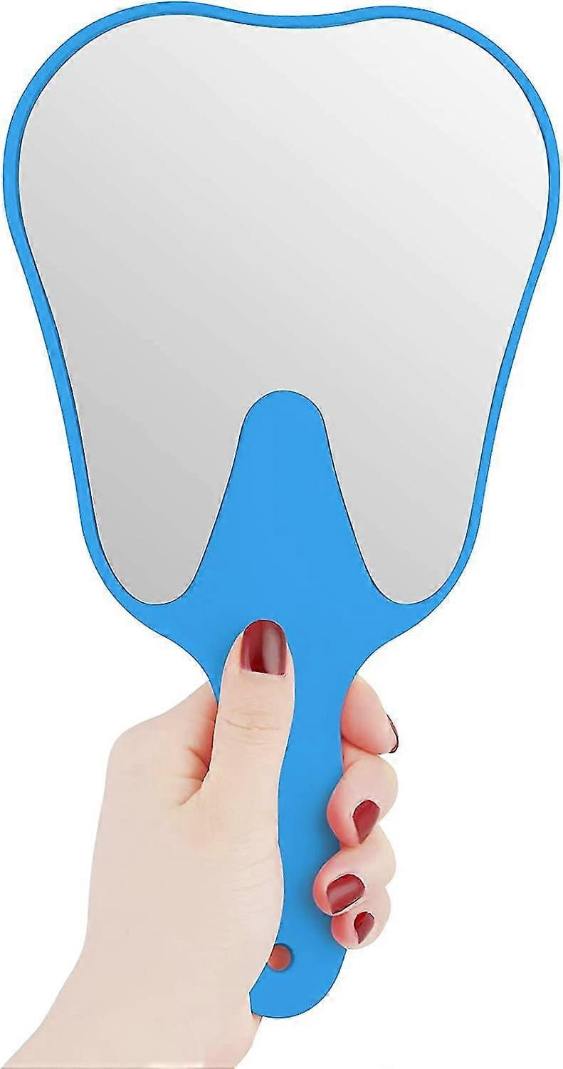 Annhua Dental Hand Mirror Small Handheld Mirrors With Handle Red, Tooth ...