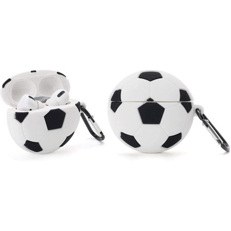 Soccer Case for Airpod 1&2 Case,3D Cute Cartoon Kids Soft Case,Teens ...