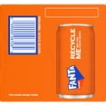 Fanta Orange Fruit Mini Soda Pop Soft Drink, 7.5 fl oz, 10 Pack Cans ...
