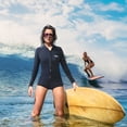 MWTA Black 2/2mm Front Zip Neoprene Shorty Spring Wetsuit with Key ...
