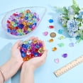 250Pcs 10 Colors Irregular-shape Acrylic Rhinestone Artificial Ice Gems ...
