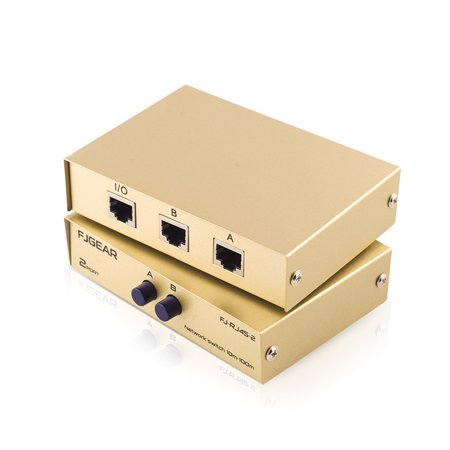 TILIYHELLO Network switch two-in-one-out internal and external network ...