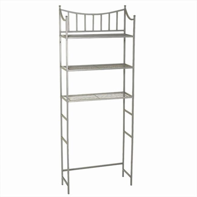 Medina 3 Shelf Metal Spacesaver in Satin Nickel - Walmart.com - Walmart.com