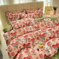 4Pcs/set Kawaii Anime Cartoon Hello Kitty Bedding Quilt Cover Student ...