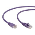 InstallerParts Ethernet Cable CAT5E Cable UTP Booted 100 FT - Purple ...