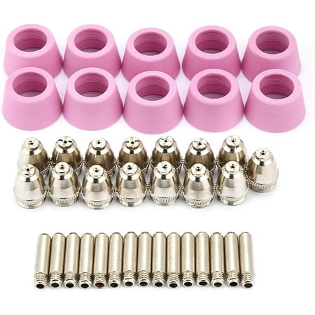 YDJKET 40pc/set P60 Steel Mill Plasma Cutter Accessories AG60 SG55 ...