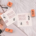 Beech Wooden Stamp for Scrapbooking Square with A4 Rubber Stamp Sheets ...