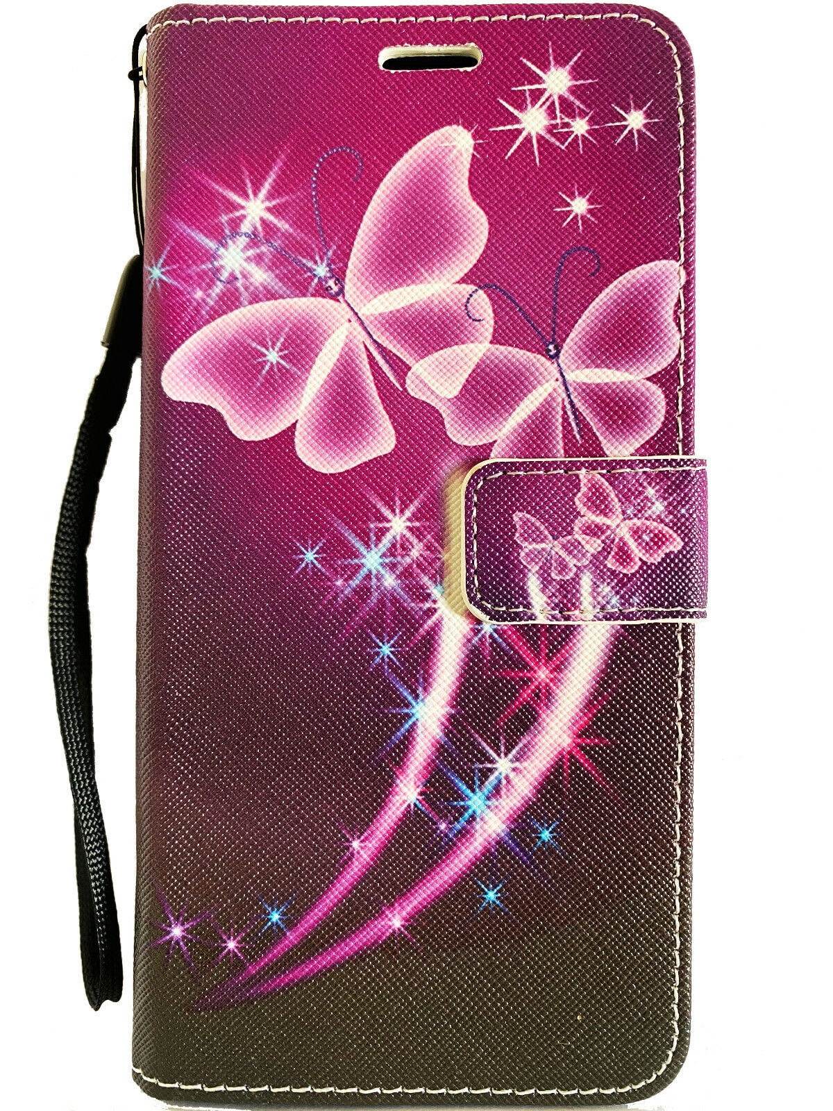 For AT&T Motivate V341U Wallet Pouch Cover Cell Phone Case - Purple ...