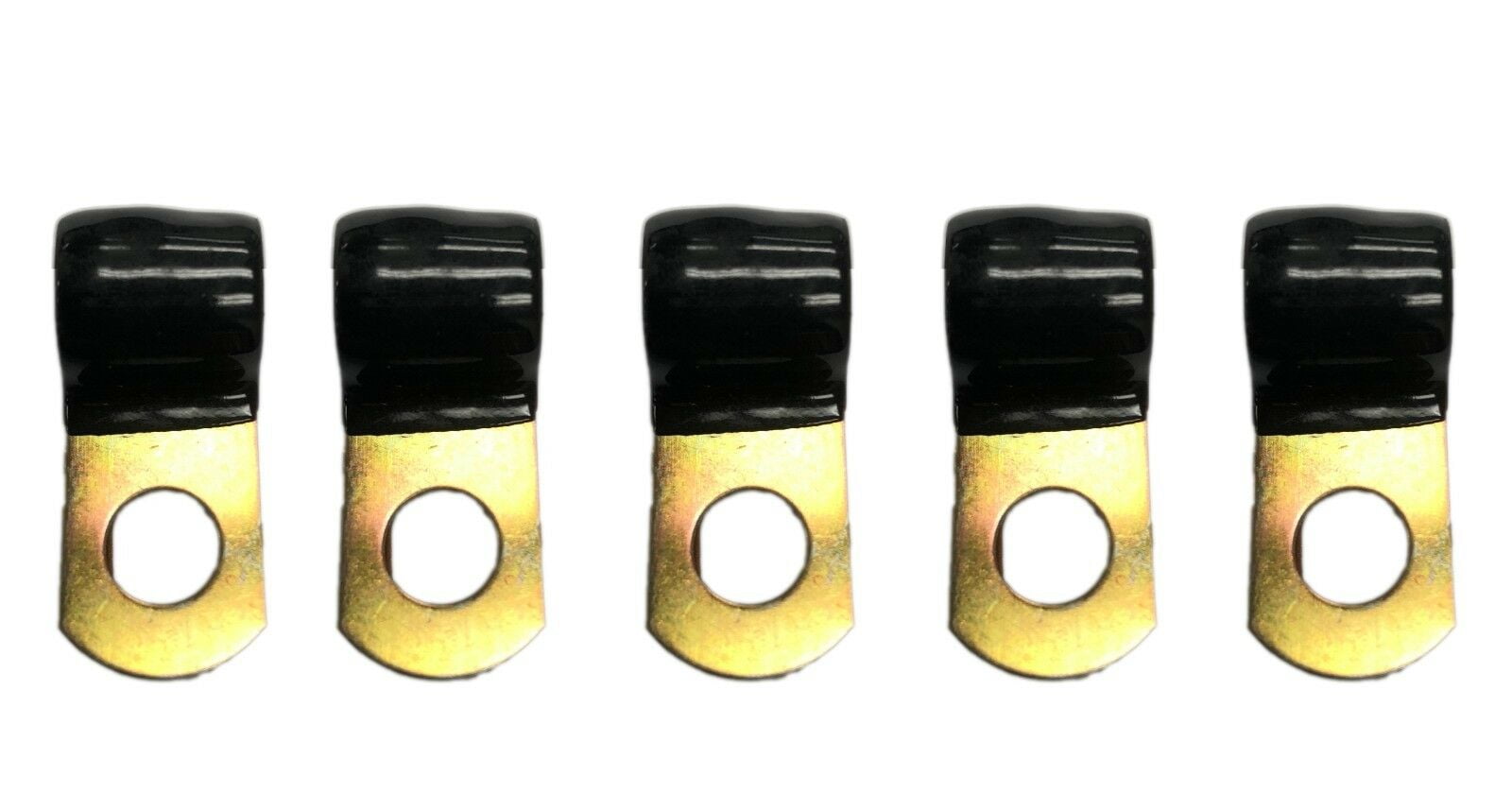 5 pc Metal with pvc coated Universal R-Type Clip 0.41 " (10.4mm) Clamp ...