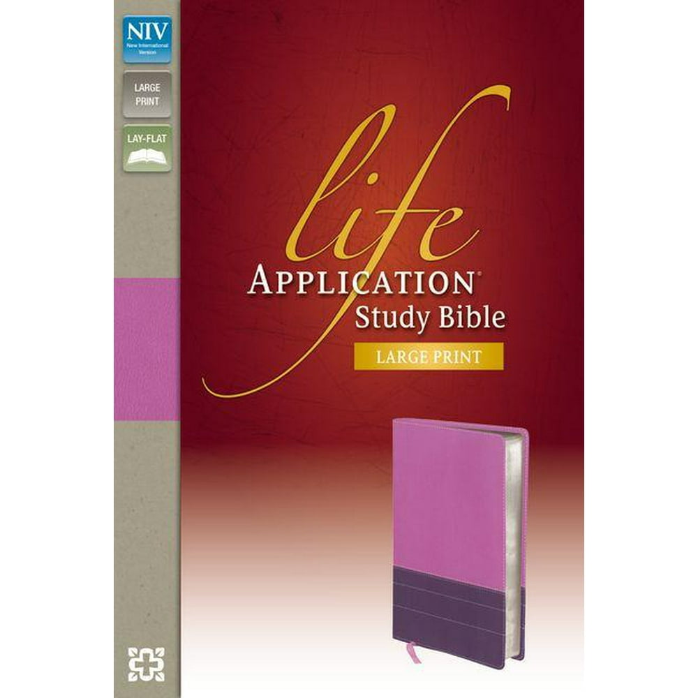 Life Application Study Bible-NIV-Large Print - Walmart.com - Walmart.com