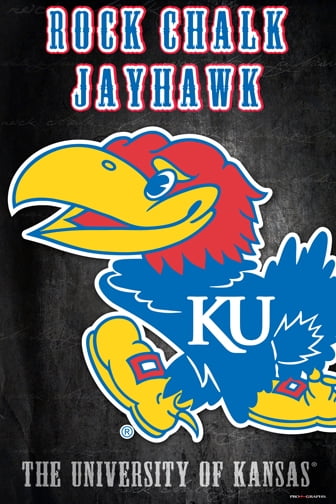 Wall Décor Set of handrawn Jayhawk prints INSTANT DOWNLOAD Jayhawk ...