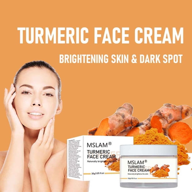 Ganfancp Crema Facial de Cúrcuma, Crema Hidratante Natural de Cúrcuma ...