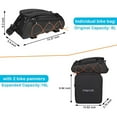 MOSISO Bike Rack Bag, Waterproof Rear Seat Trunk Cooler, 2 Removable ...