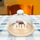 COSMOBETTY Dessert Dome Wood Square For Bakery Tool 1 Set 7.86x7.86x7 ...