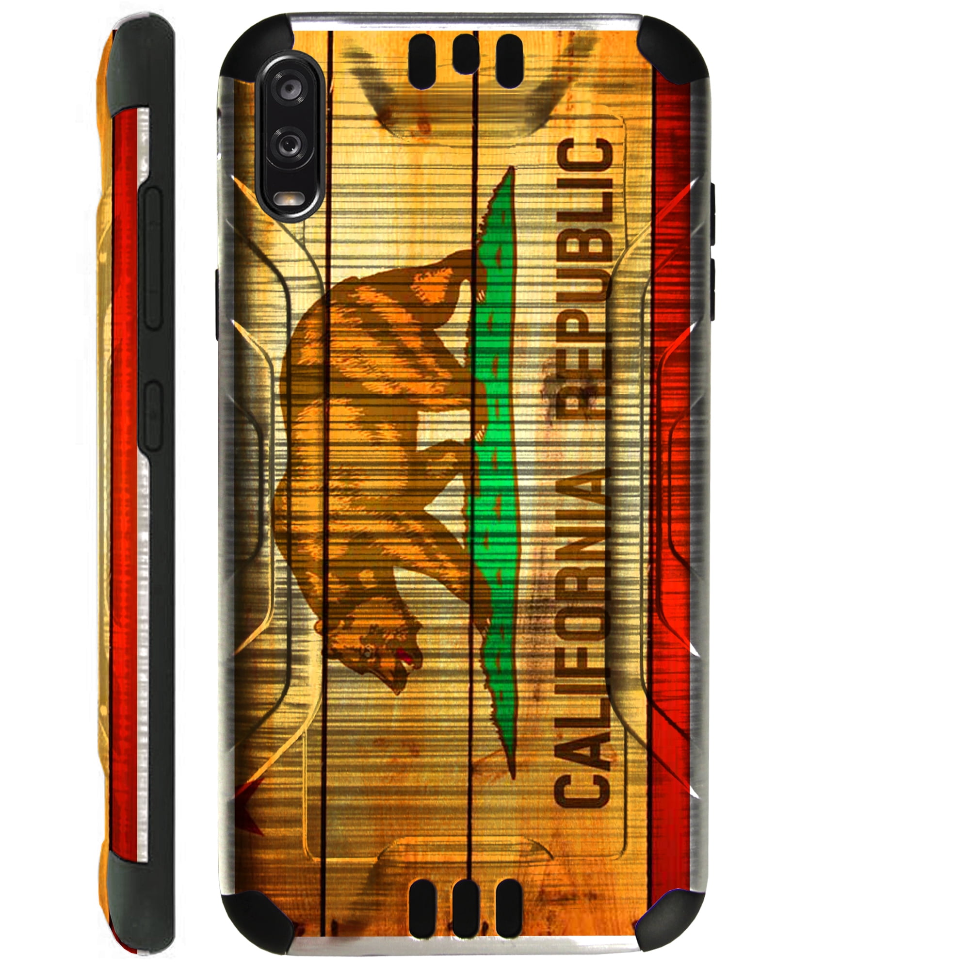 WORLD ACC Silver Guard Phone Case Compatible with TCL A2X Brushed Metal ...