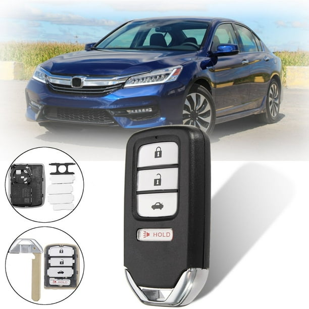 3+1 Buttons Remote Key Fob Case Shell Blade For Honda Accord Civic CRV ...