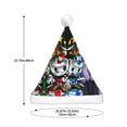 Cuphead-Devil-Mugman Adult Light Up Santa Hat Led Christmas Hat Funny ...
