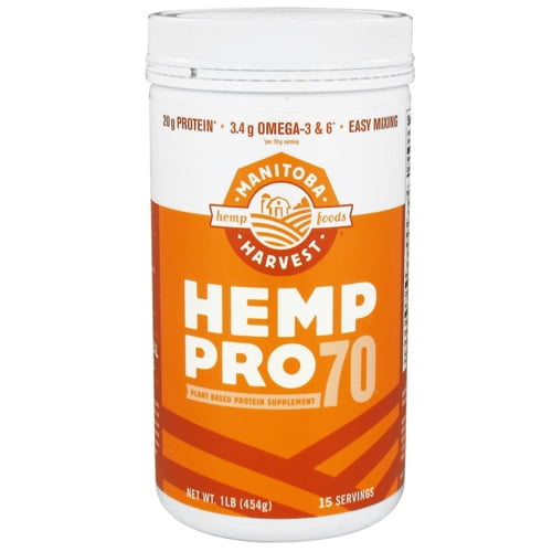 Manitoba Harvest Hemp Pro 70, Protein Supplement - 1 Lb - Walmart.com