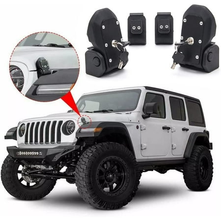 Jeep Hood Latches JL OEM Original Anti-Theft Hood Locking Catch Latch ...