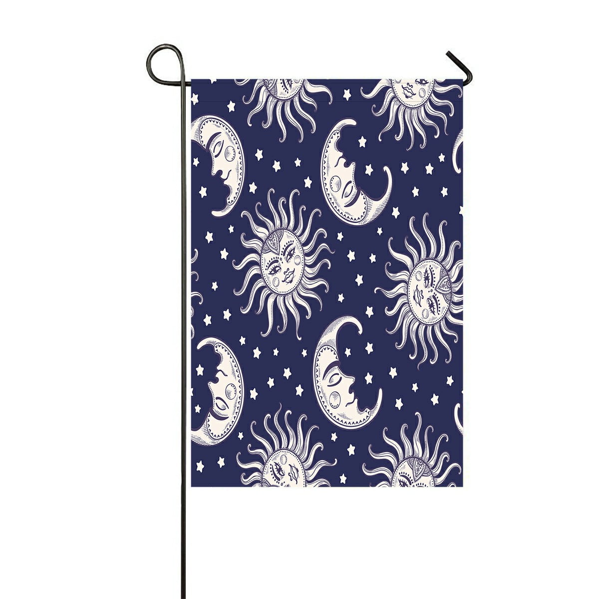 ECZJNT Sun moon stars Outdoor Flag Home Party Garden Decor 12x18 Inch ...