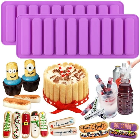 Funshowcase Rectangular Oblong Chocolate Cracker Bar Stick Block Ice ...