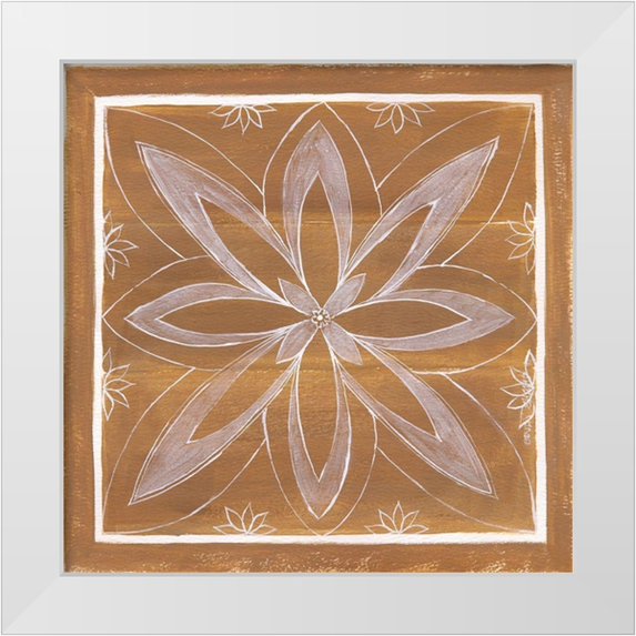 Shamp, Cindy 20x20 White Modern Wood Framed Museum Art Print Titled ...