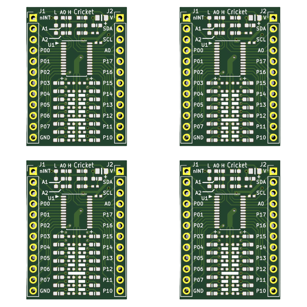 Módulo TCA9555 IIC/I2C Placa Expansión GPIO 16 Entradas Y Salidas ...