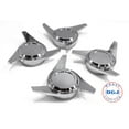 3 Bar Cut Chrome Knock-off Spinners & Lead Hammer for Lowriders Wire ...