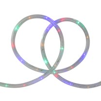 18' Multi-Color LED Indoor/Outdoor Christmas Rope Lights - 2" Bulb ...