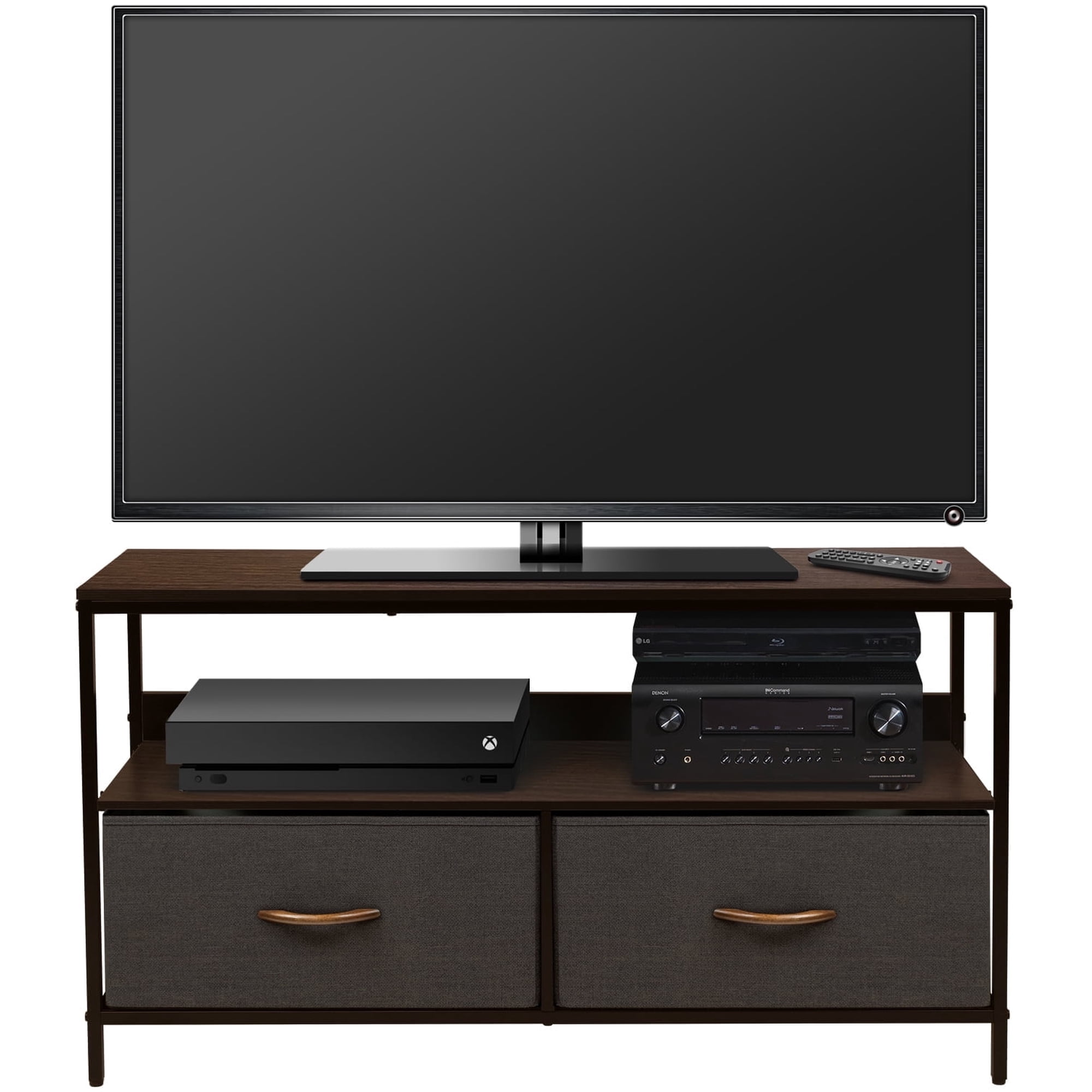 Click here for Sorbus Tv Stand With Fabric Bins For Tvs Up To 50... prices