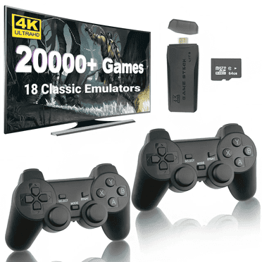 ZYTKWT M15 Video Game Console - 4K HDMI, 2.4G Wireless Controller, 64GB ...