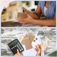 1 Bag 100Pcs Kraft Paper Envelopes with Polka Dot Paper Number 1~100 ...