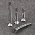 YANTONG（500pcs）#8×5/8”for Sheet Metal Self-Tapping Screws 410 Stainless ...