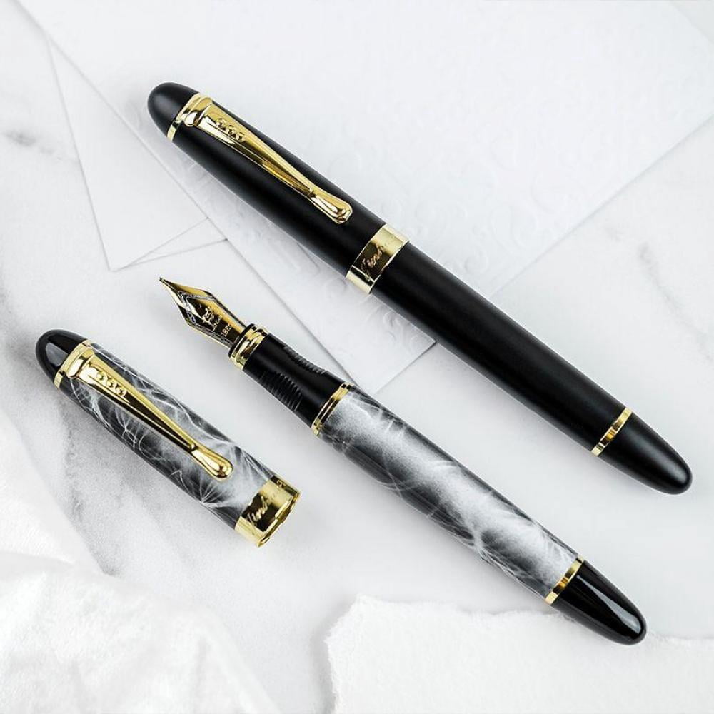 2PCS Ballpoint Pens, Stunning Metal Pen with Golden Trim, Best Ball Pen ...