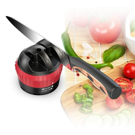 Suction Cup Cutter Sharpener 2 Stages Round Knife Sharpener Knife ...