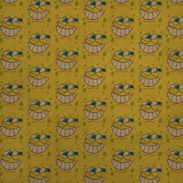 SpongeBob Guilty Face Premium Kraft Roll Gift Wrap Wrapping Paper ...