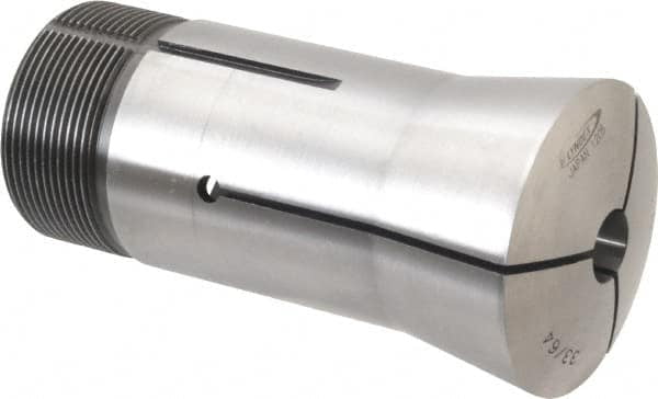 Lyndex 33/64" 16C Round Collet 1-11/16 - 20 Internal Thread, M47.50 x 1 ...