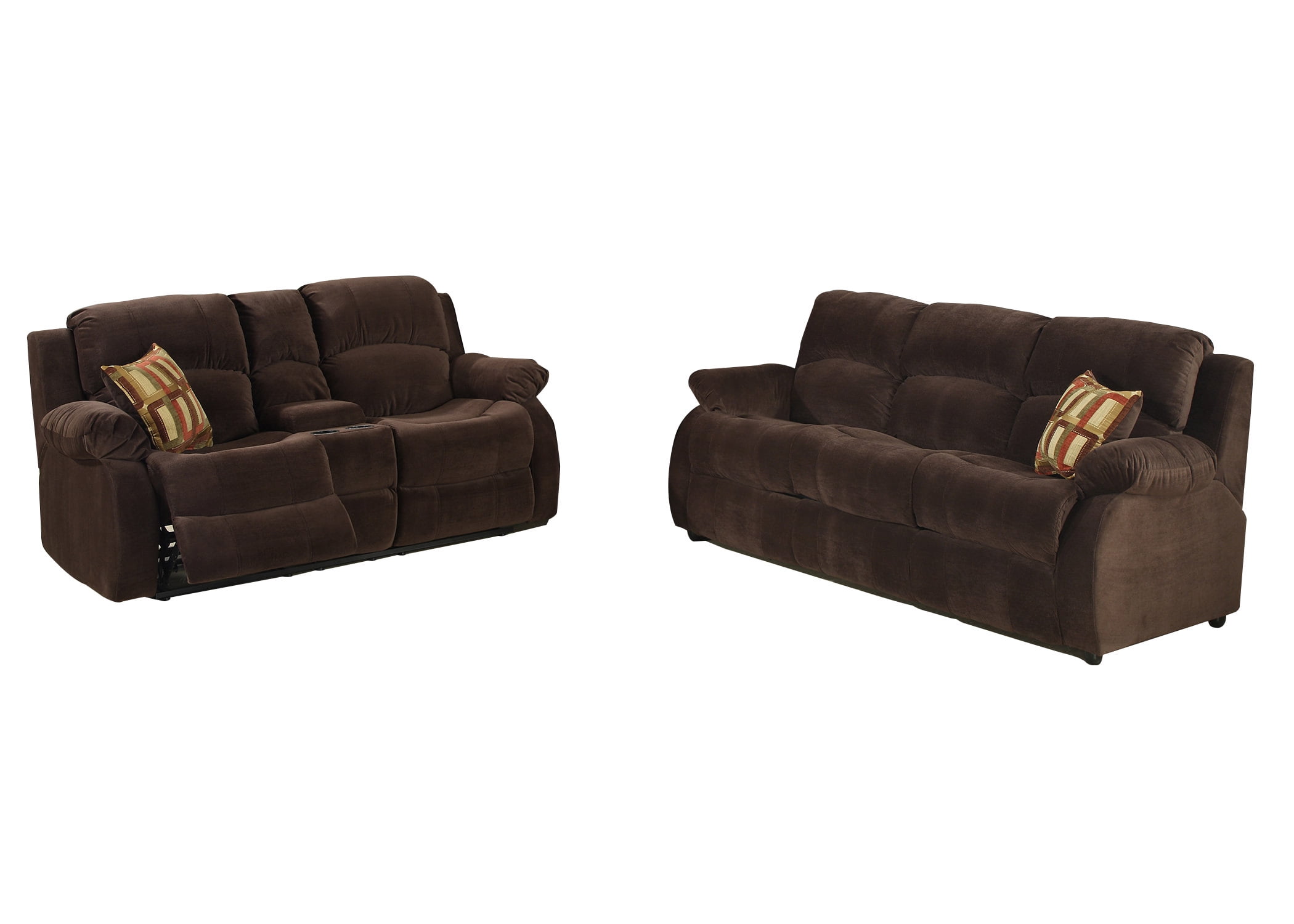 AC Pacific Tracey 2-Piece Transitional Living Room Set - Walmart.com