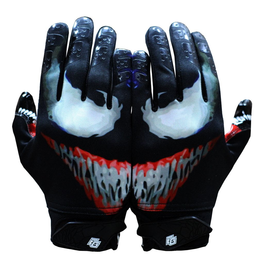 Eternity Gears Venom Football Gloves - Pro Elite Super Sticky Receiver ...