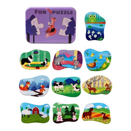 Wooden Puzzle Jigsaw Matching Game Puzzle Game Educational Toy for ...