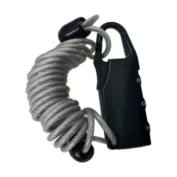 Spring Rope Helmet Lock,Electric Vehicle Helmet Password Helmet ...