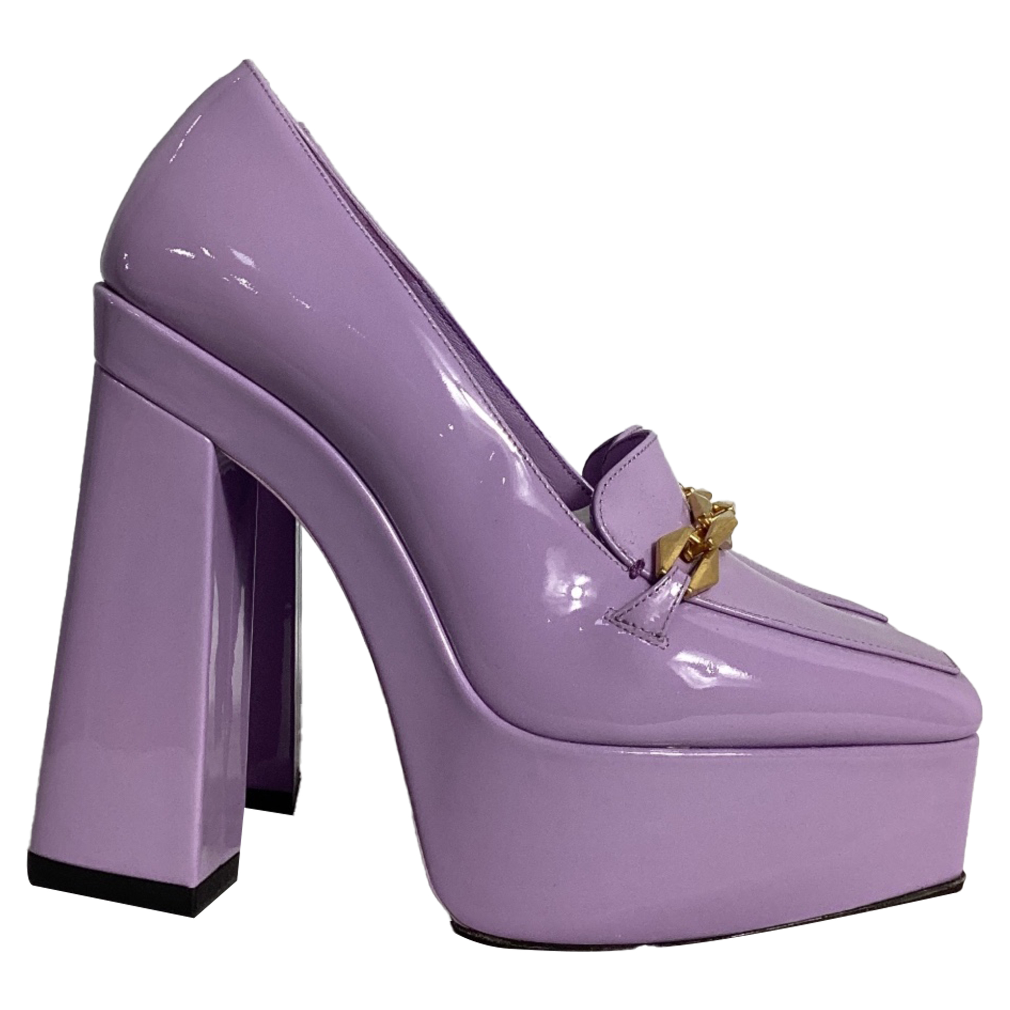 Jimmy Choo Diamond Tilda Platform Pumps in Purple Leather - Walmart.com