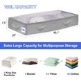 100L Under Bed Storage Containers, NO STRUCTURE Extra Large Underbed ...