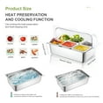 Buffet Cold Serving Cooler Platter | Cooling Food Dishes Display Plate ...