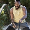 Battle Rope 30ft x 1.5in, Poly Dacron Heavy Rope for Home Gym ...